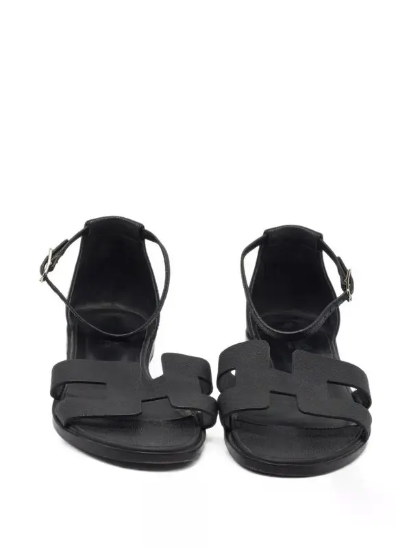 Hermès Santorini Ankle-strap Flat Sandals