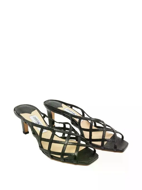 JIMMY CHOO Sai Heeled Sandals - Black