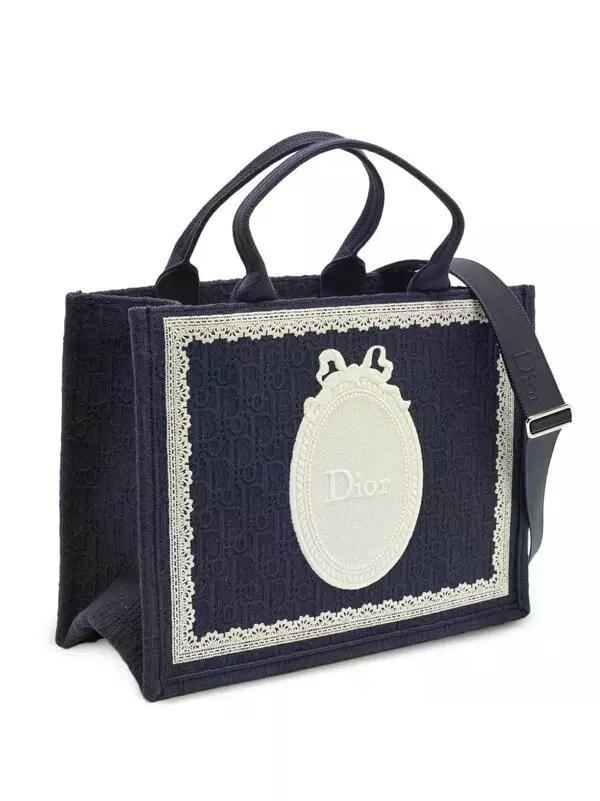 Dior Medium Book Tote Bag - Blue