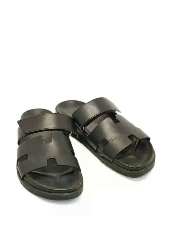 Hermès Chypre Touch-strap Flat Sandals