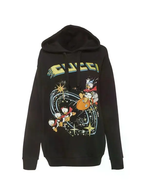 Gucci X Disney Donald Duck Hoodie - Black