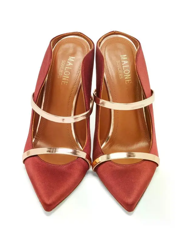 MALONE SOULIERS Maureen Metallic-strap Mules
