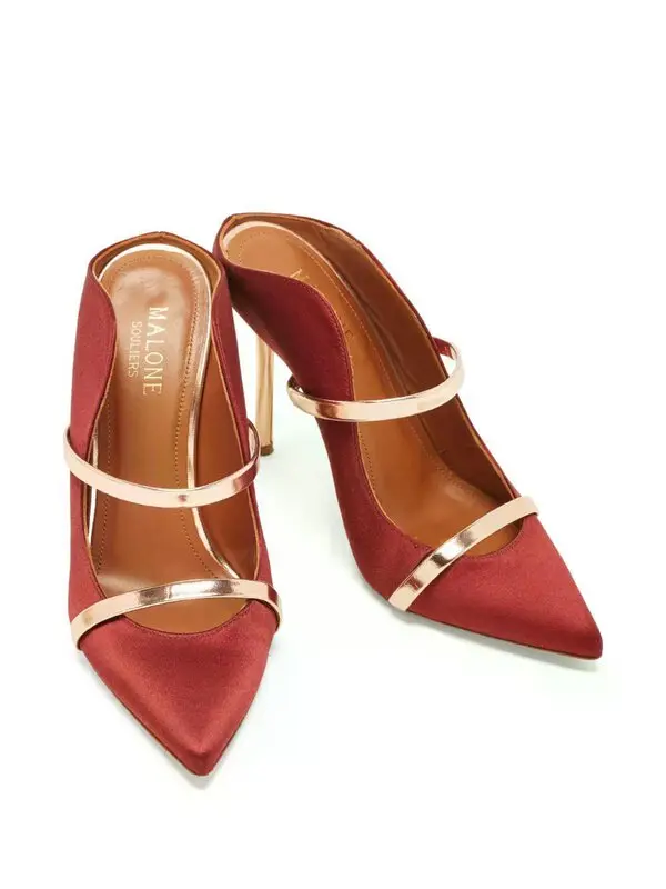 MALONE SOULIERS Maureen Metallic-strap Mules