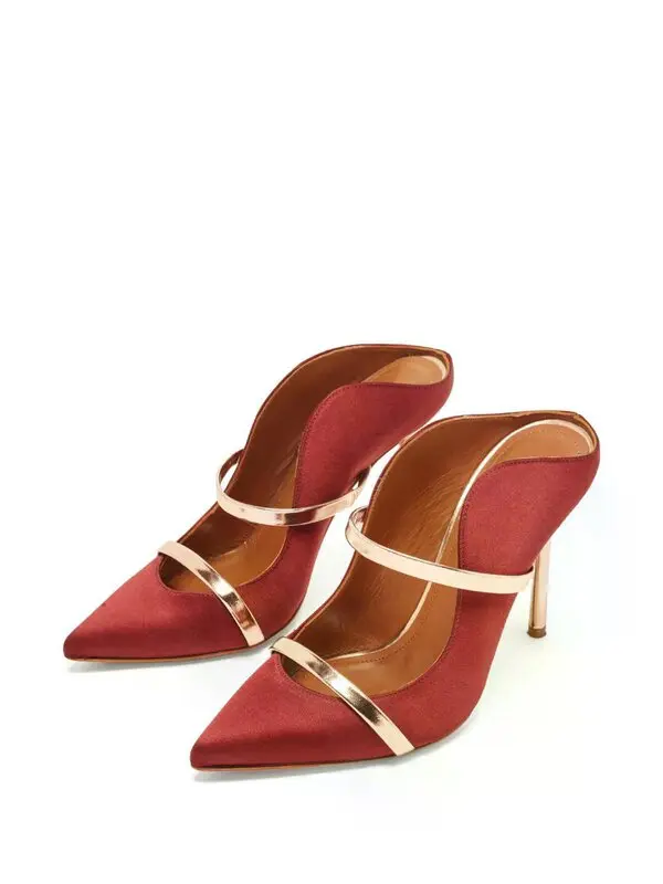 MALONE SOULIERS Maureen Metallic-strap Mules