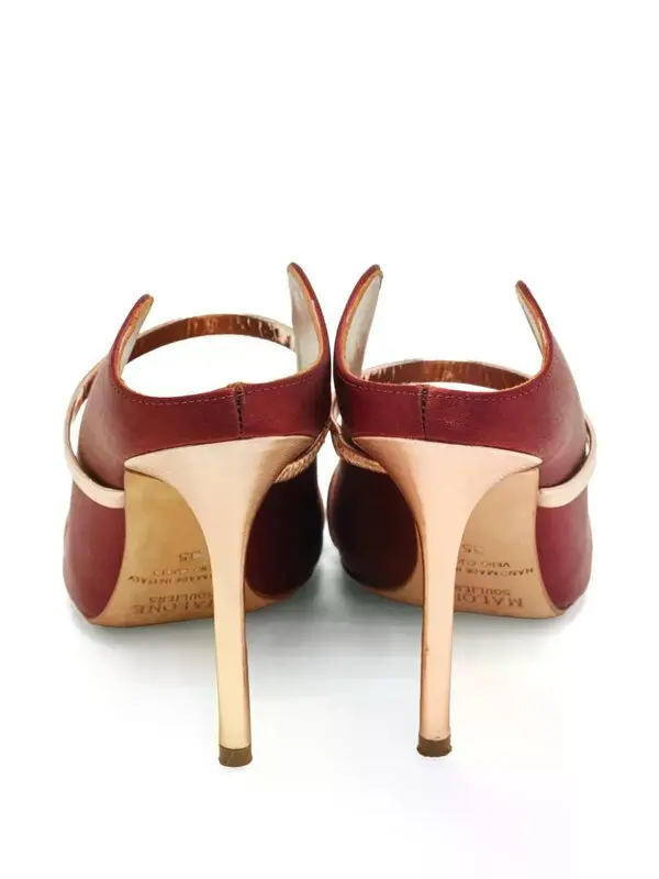 MALONE SOULIERS Maureen Metallic-strap Mules