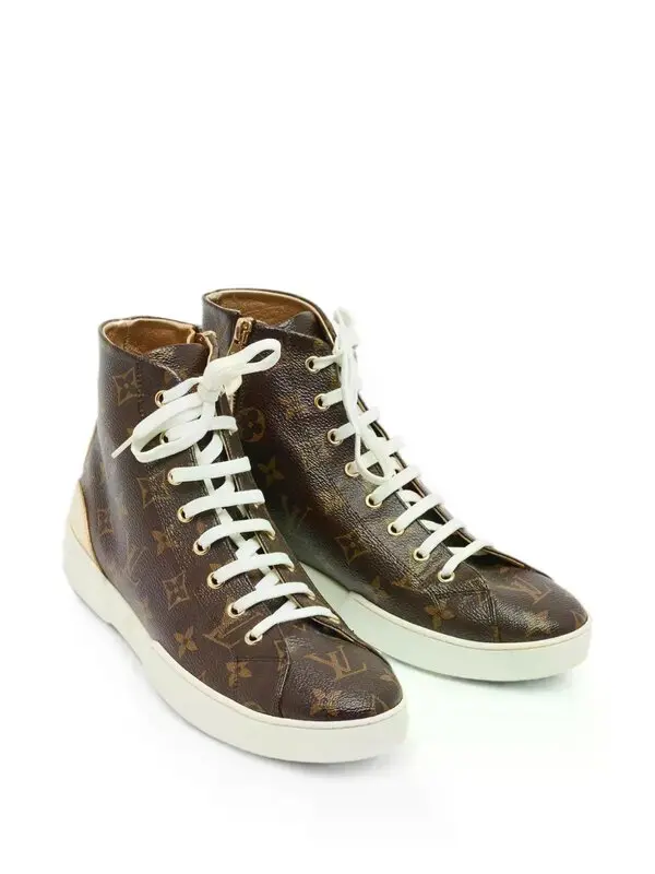 LOUIS VUITTON Stellar Monogram High-top Sneakers