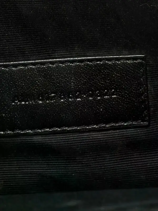 Saint Laurent Cassandre Matelassé Envelope Clutch Bag - Black