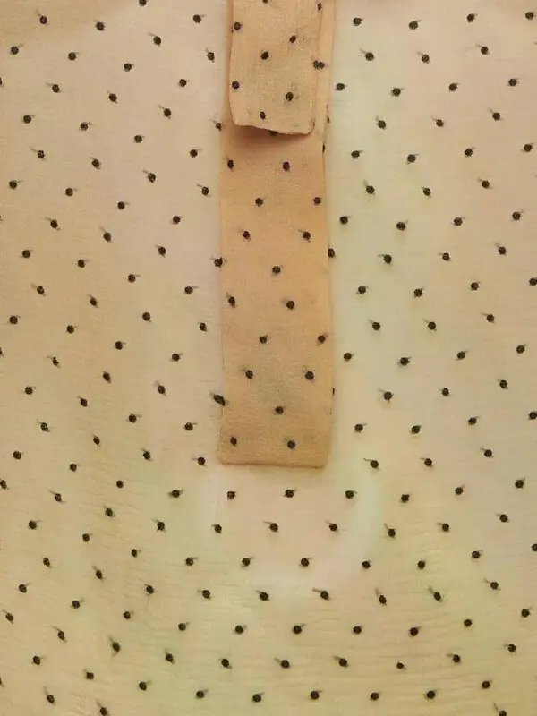 Saint Laurent 2024 Tie-neck Top