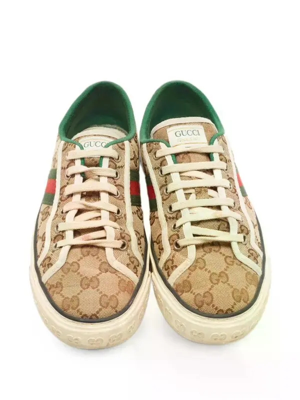 Gucci Tennis 1977 Gg Canvas Low Top Sneakers