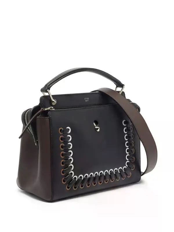 Fendi 2017 Dotcom Whipstitch Tote Bag