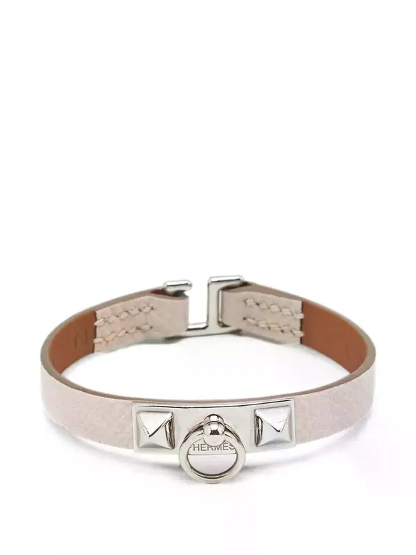 Hermès Rivale Leather Bracelet