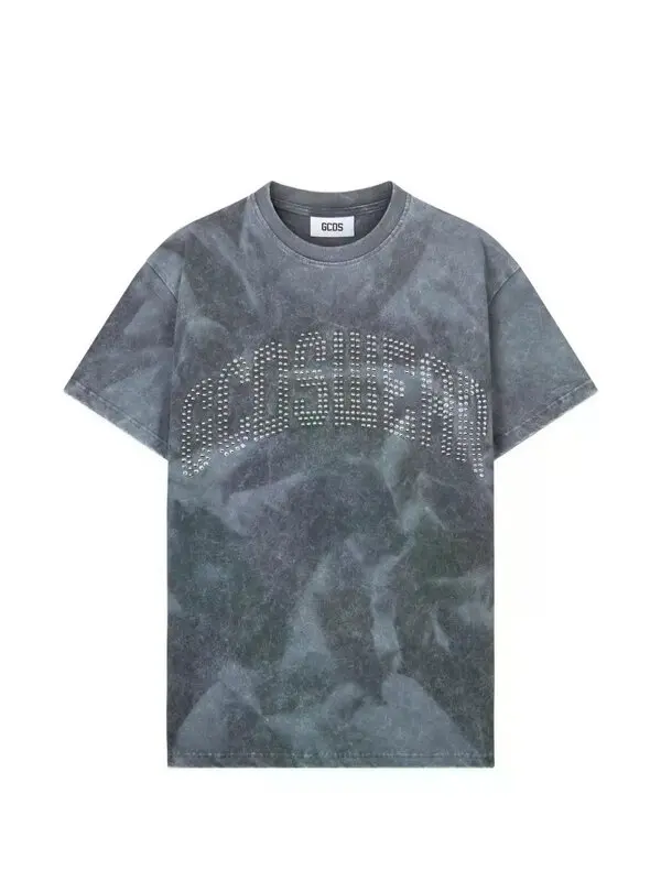 Gcds Logo-studded Washed T-shirt