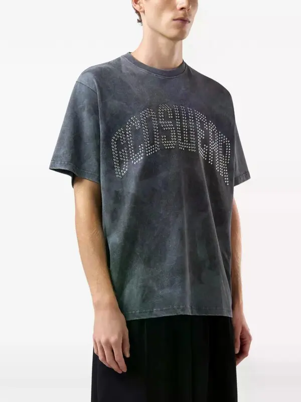 Gcds Logo-studded Washed T-shirt