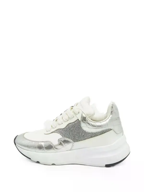 Alexander McQueen Oversized Sneakers With Croc-embossed Effect