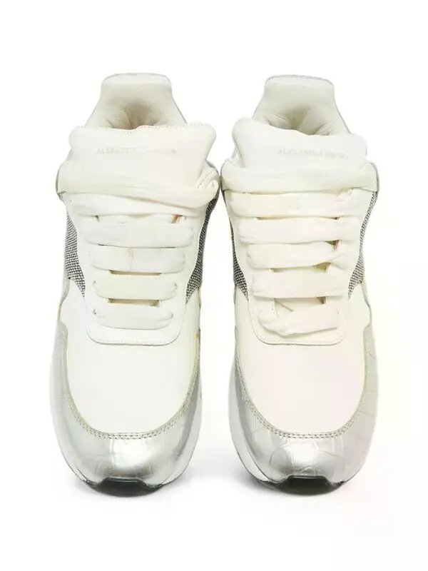 Alexander McQueen Oversized Sneakers With Croc-embossed Effect
