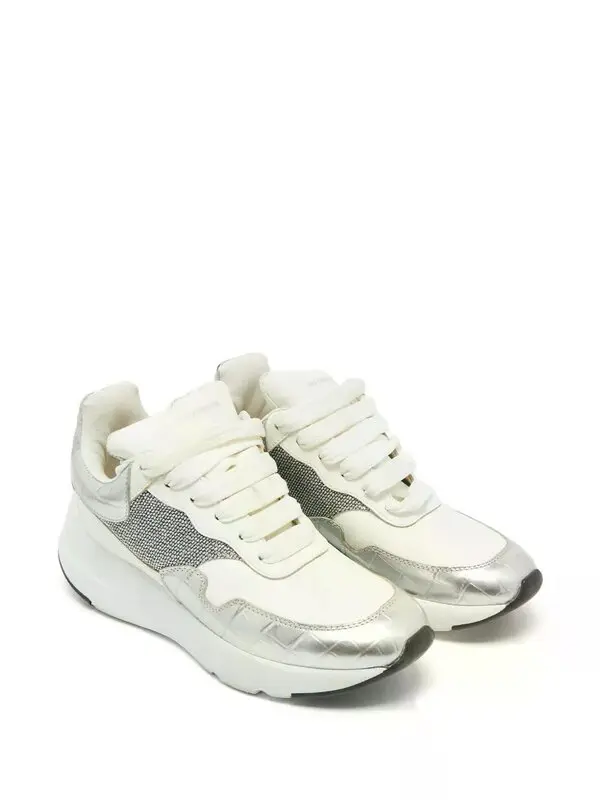 Alexander McQueen Oversized Sneakers With Croc-embossed Effect