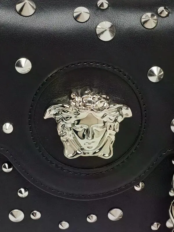 Versace La Medusa Studded Tote Bag