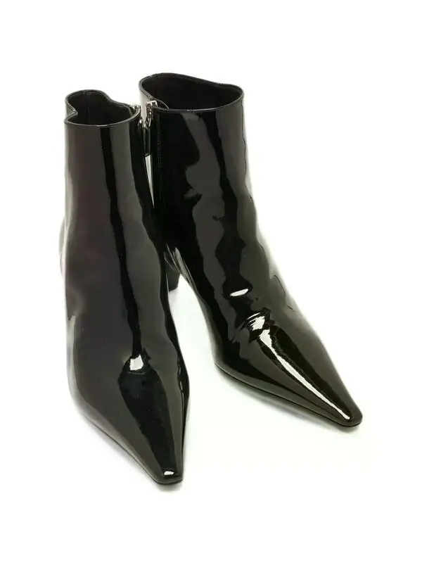 Prada Pointed-toe Slanted-heel Ankle Boots