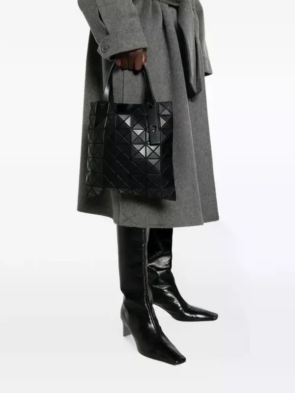 Issey Miyake Geometric-panelled Tote Bag - Black