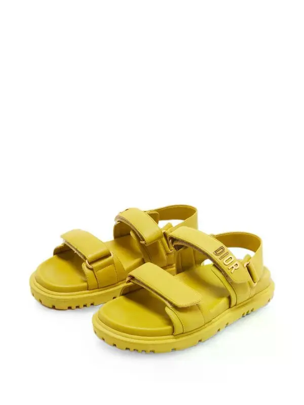 Dior Dioract Slingback Sandals - Yellow