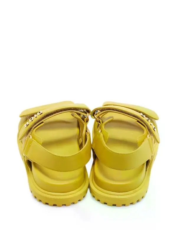 Dior Dioract Slingback Sandals - Yellow