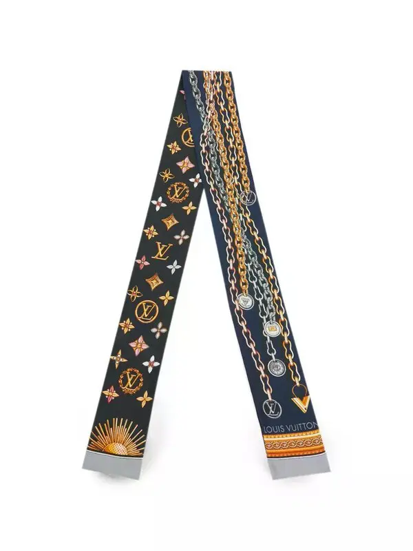 LOUIS VUITTON Vendôme-print Bandeau Scarf