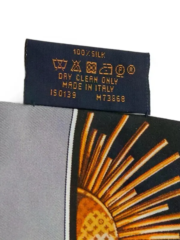 LOUIS VUITTON Vendôme-print Bandeau Scarf