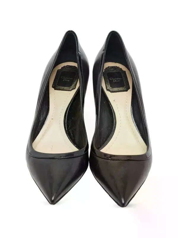 Dior Patent-trimmed Pointed-toe Pumps