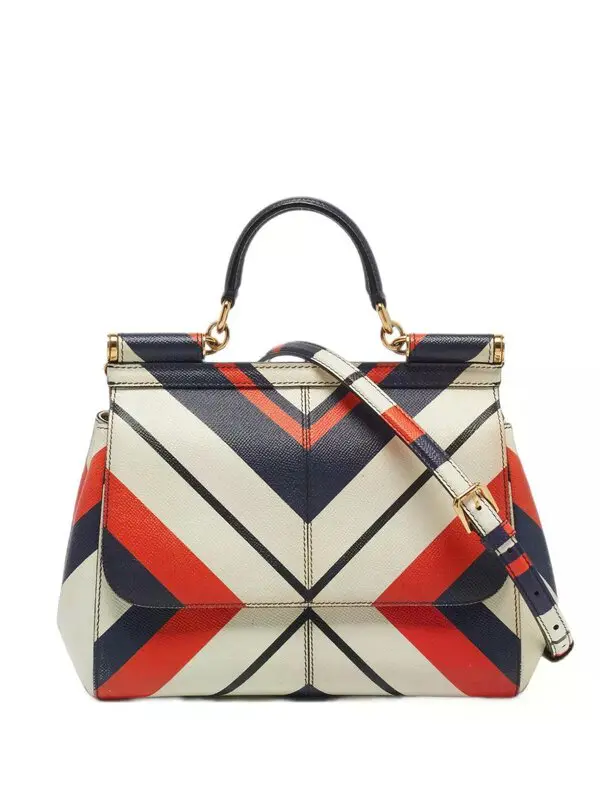 Dolce & Gabbana Medium Miss Sicily Printed Tote Bag