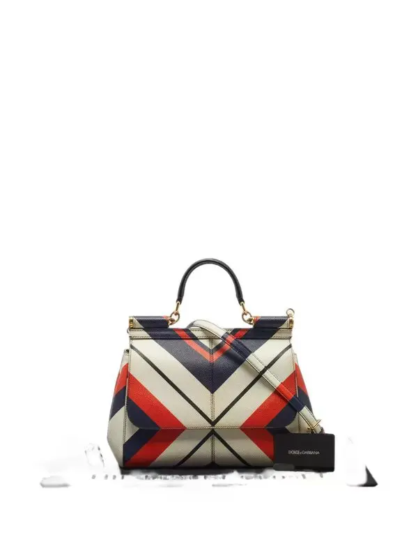 Dolce & Gabbana Medium Miss Sicily Printed Tote Bag