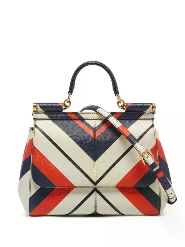 Dolce & Gabbana Medium Sicily Tote Bag - White