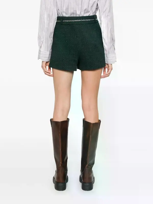 Maje Chain-belt Shorts