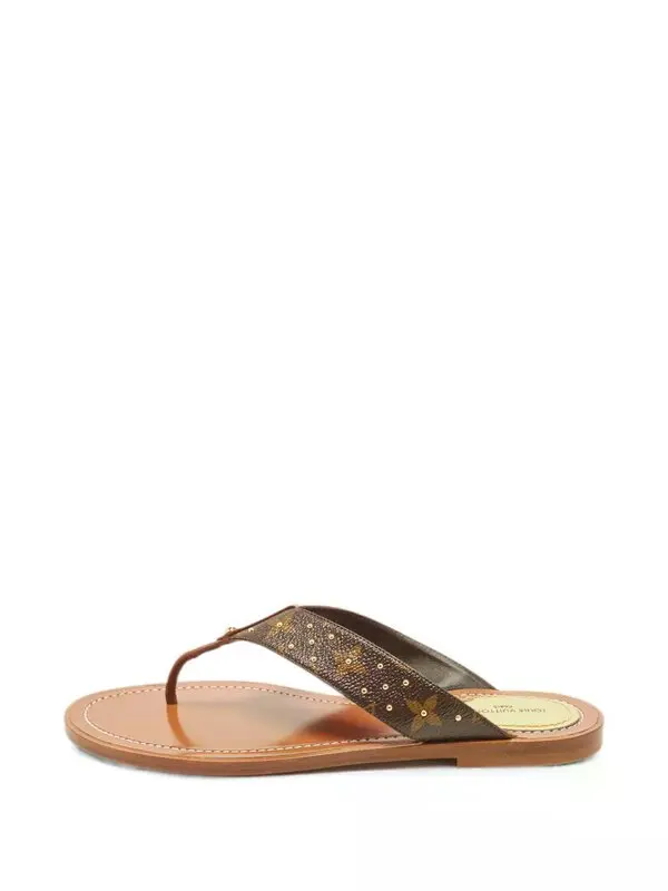 LOUIS VUITTON Sunny Studded Thong Sandals