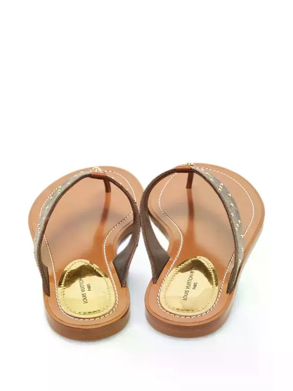 LOUIS VUITTON Sunny Studded Thong Sandals