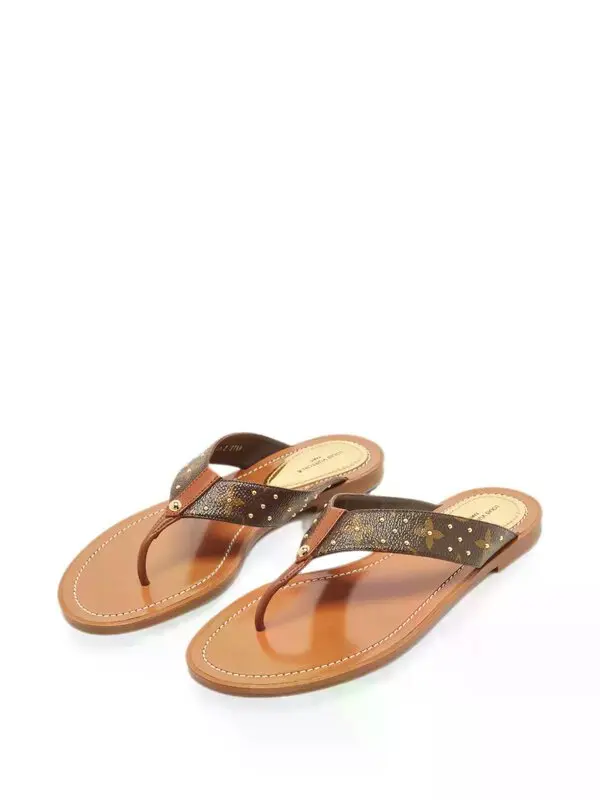 LOUIS VUITTON Sunny Studded Thong Sandals