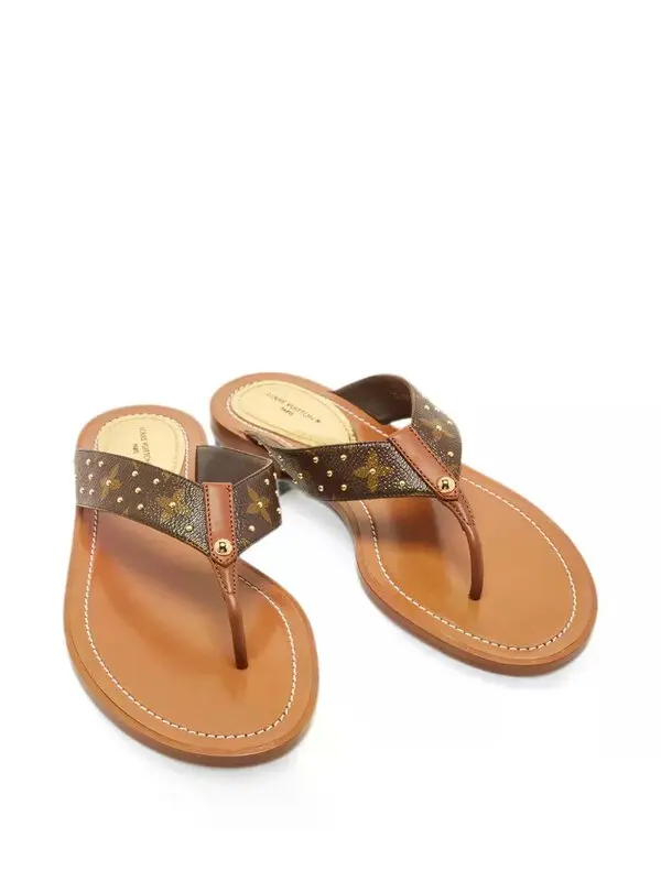 LOUIS VUITTON Sunny Studded Thong Sandals