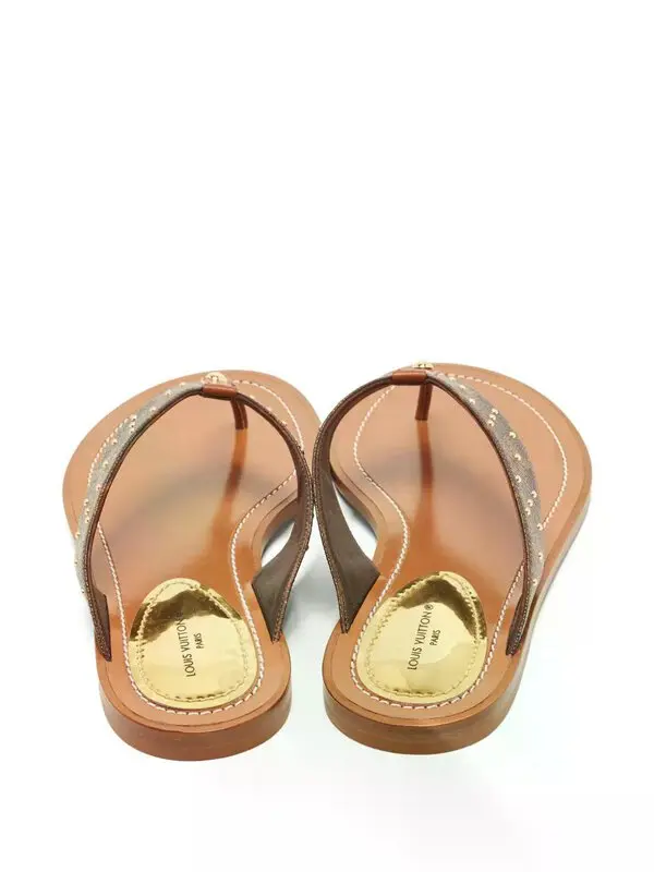 LOUIS VUITTON Sunny Studded Thong Sandals