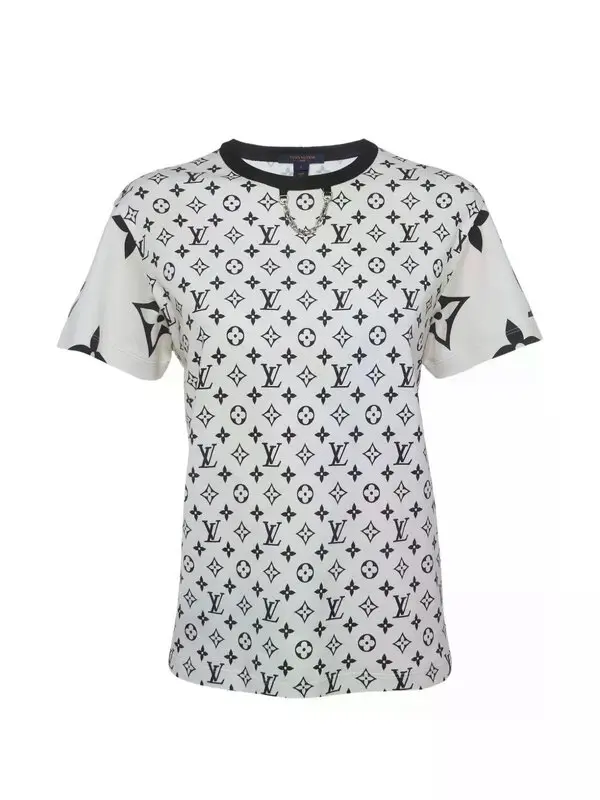 LOUIS VUITTON Monogram Chain T-shirt - Neutrals