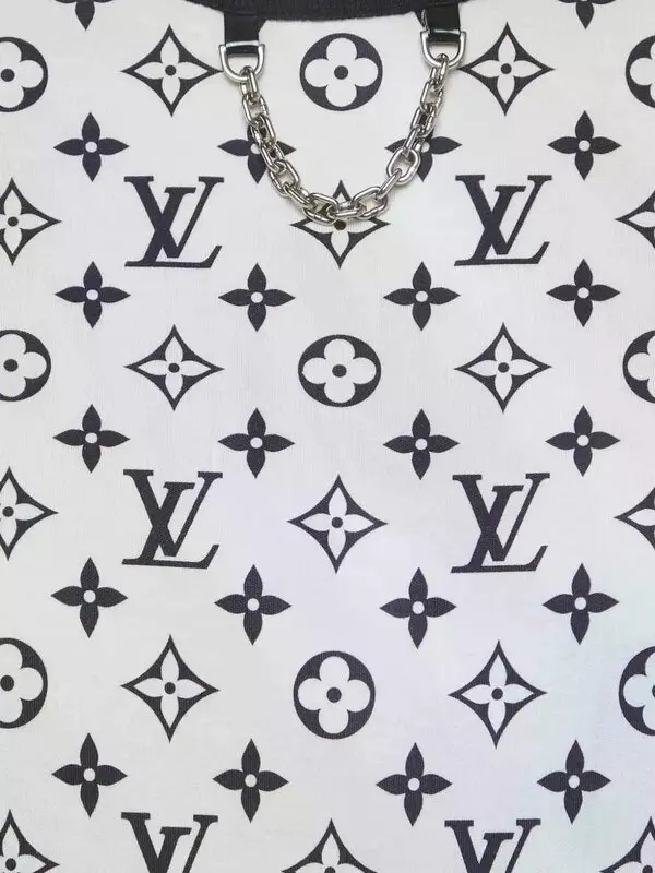 LOUIS VUITTON Monogram Chain T-shirt - Neutrals