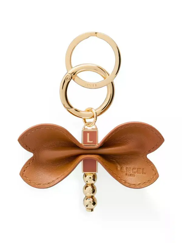LANCEL Leather Dragonfly Charm