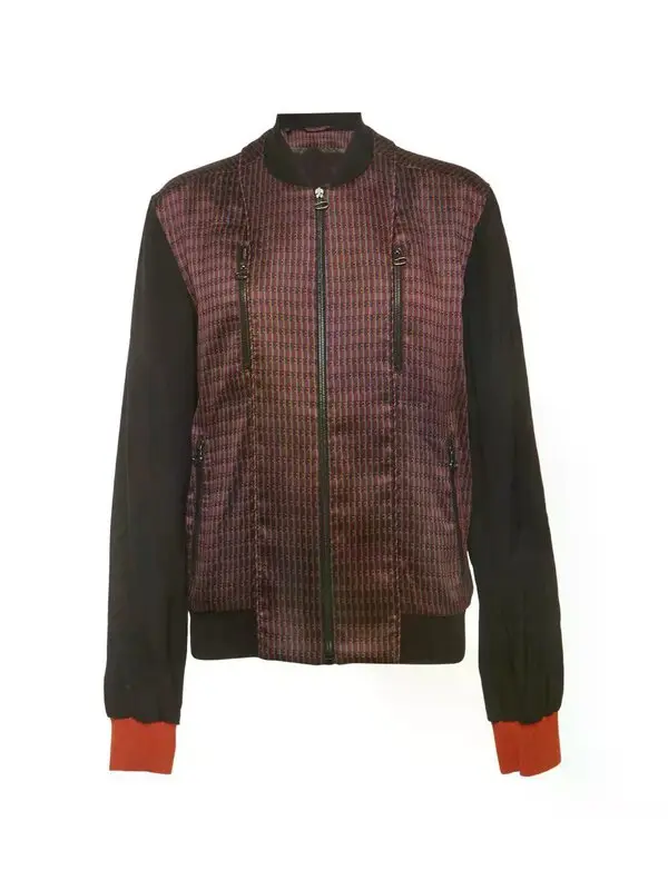 LANVIN Striped Jacquard Bomber Jacket