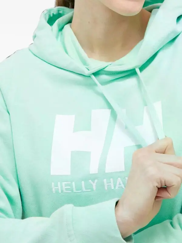 Helly Hansen Logo Print Hoodie - Green