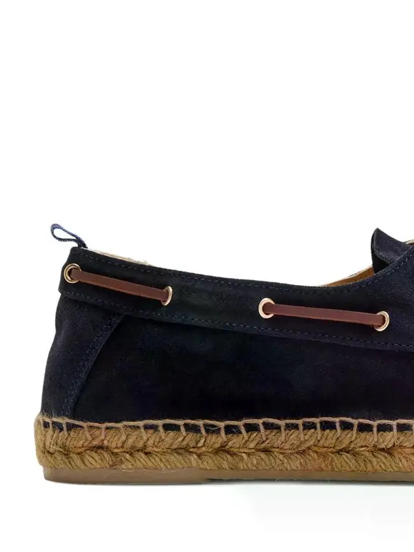 CastaÑer Nemo Lace-up Suede Ballet Flats