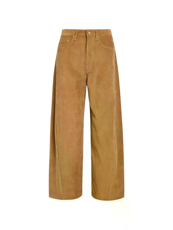 Maria Mcmanus Corduroy Wide-leg Trousers - Neutrals