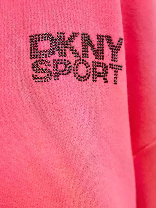Dkny Logo-embellished V-neck Sweater