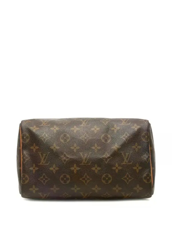 LOUIS VUITTON Monogram Speedy 25 Boston Bag - Brown