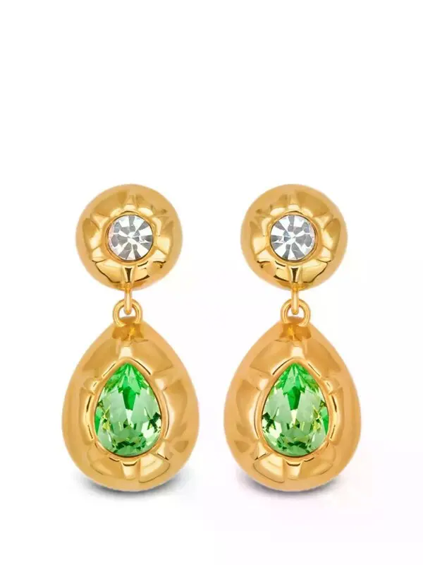 Oscar De La Renta Scramble Drop Earrings - Gold