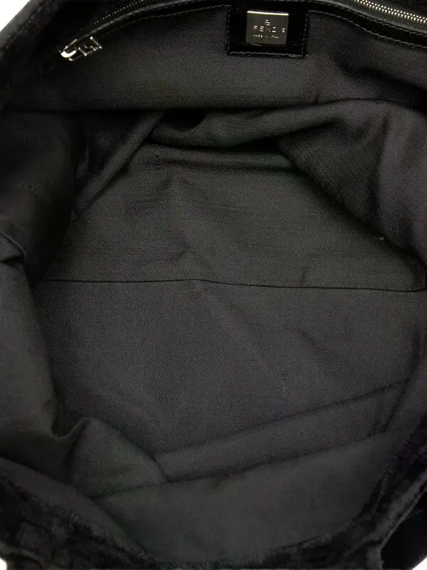 Fendi Velour Logo Tote Bag