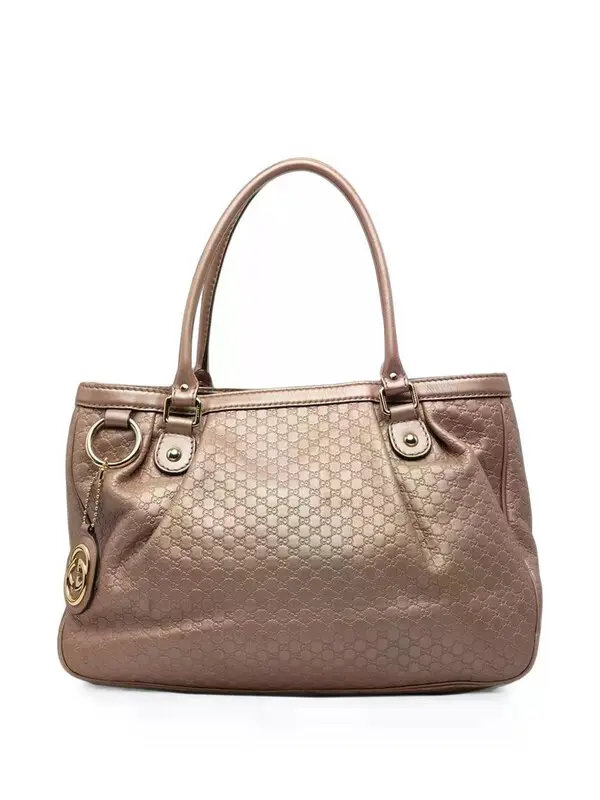 Gucci Metallic Microssima Sukey Tote Bag