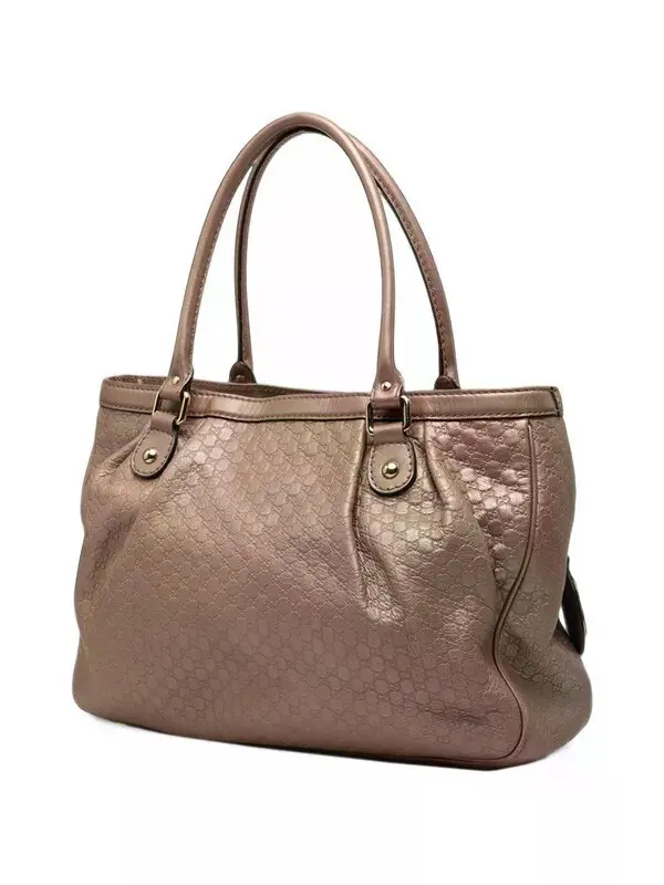 Gucci Metallic Microssima Sukey Tote Bag